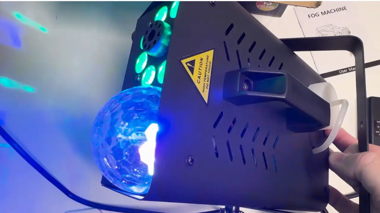 Easy Halloween Fog Machine Review & Tutorial - Disco Lights - Wild Fog