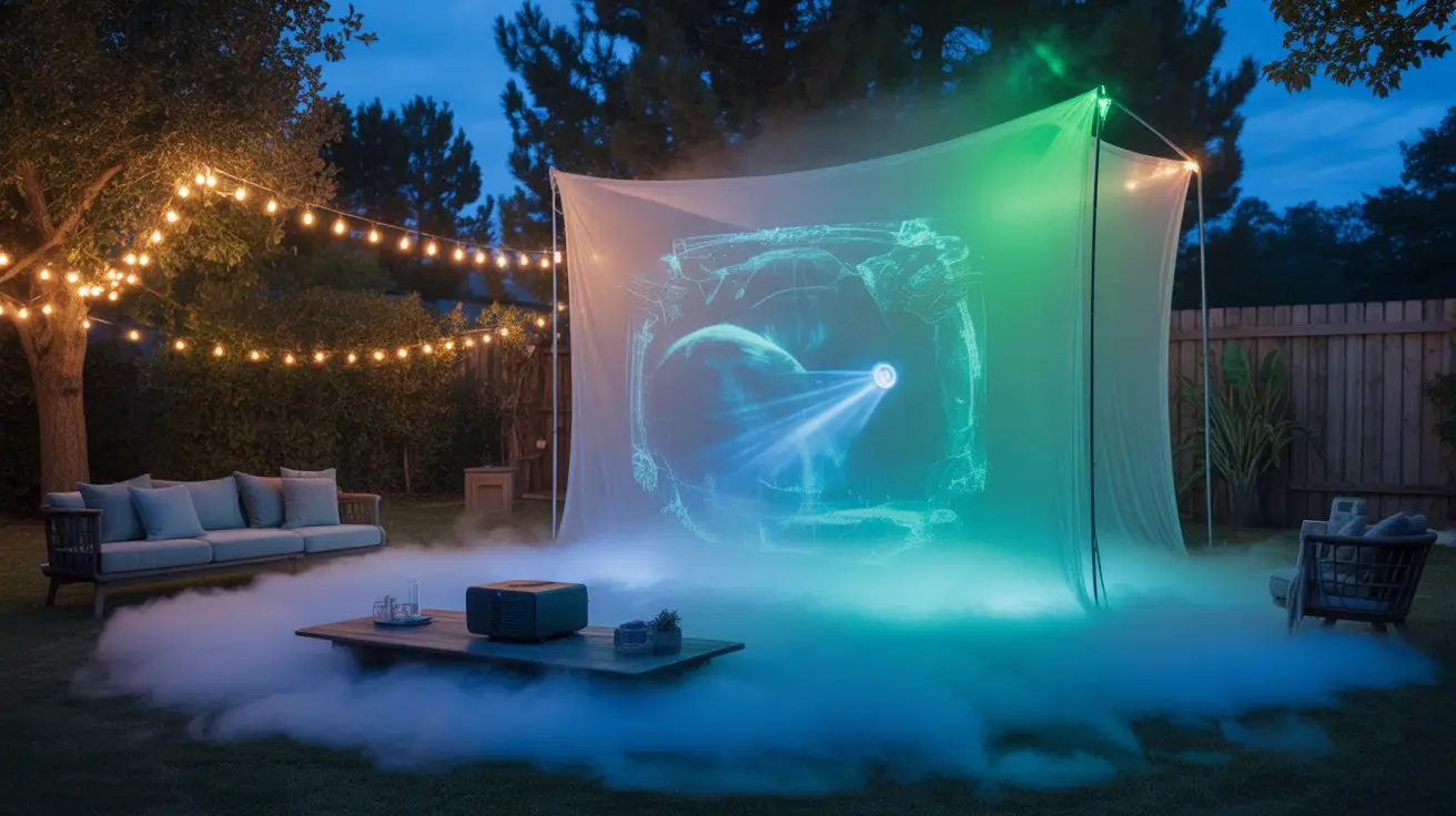 10 Backyard Movie Night Setup Ideas With Fog Effects - Wild Fog