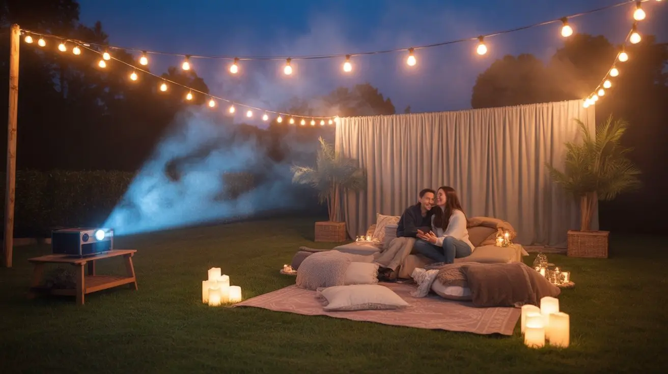10 Backyard Movie Night Setup Ideas With Fog Effects - Wild Fog